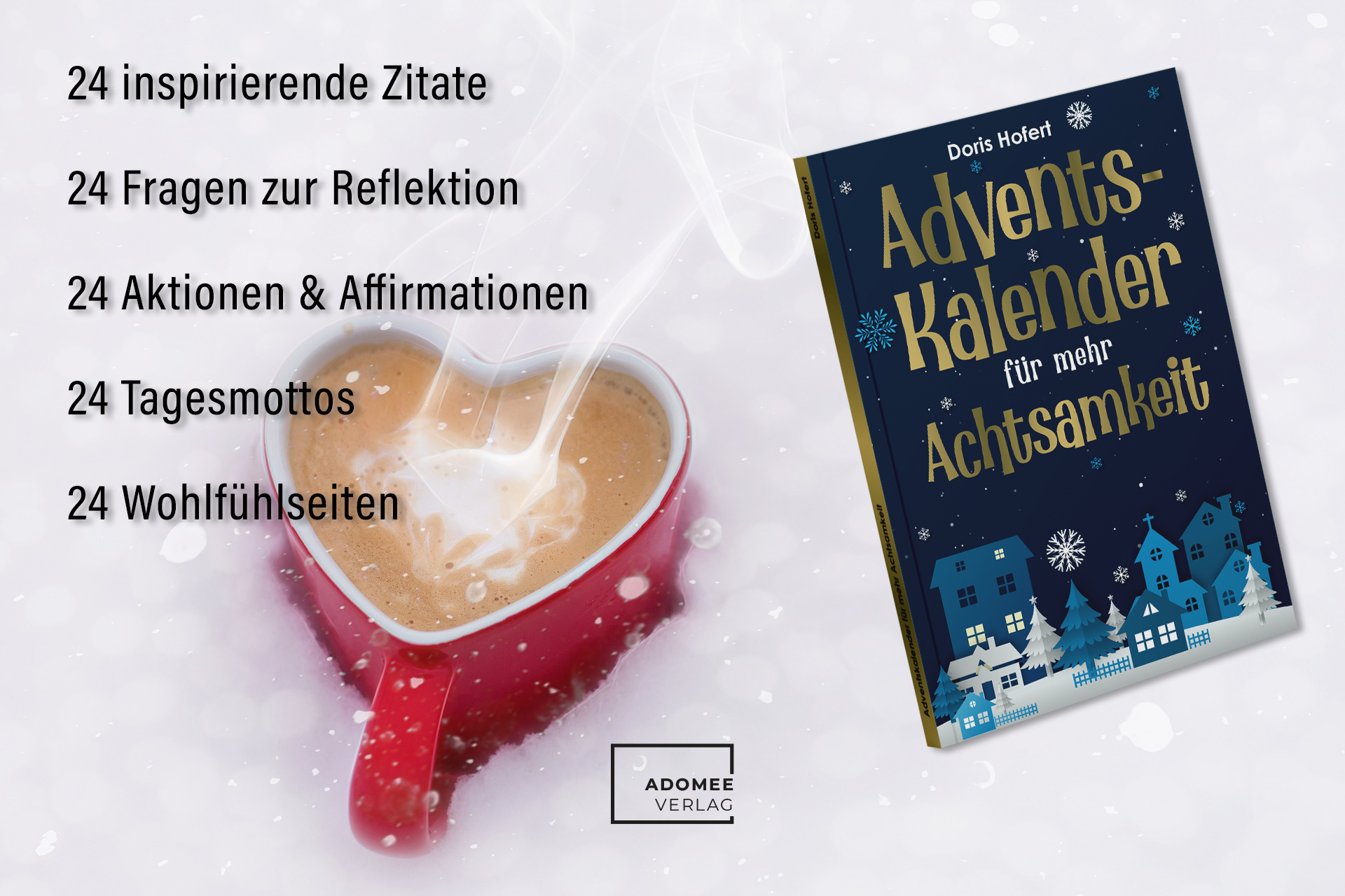Adventskalender Buch für mehr Achtsamkeit - Adomee Verlag